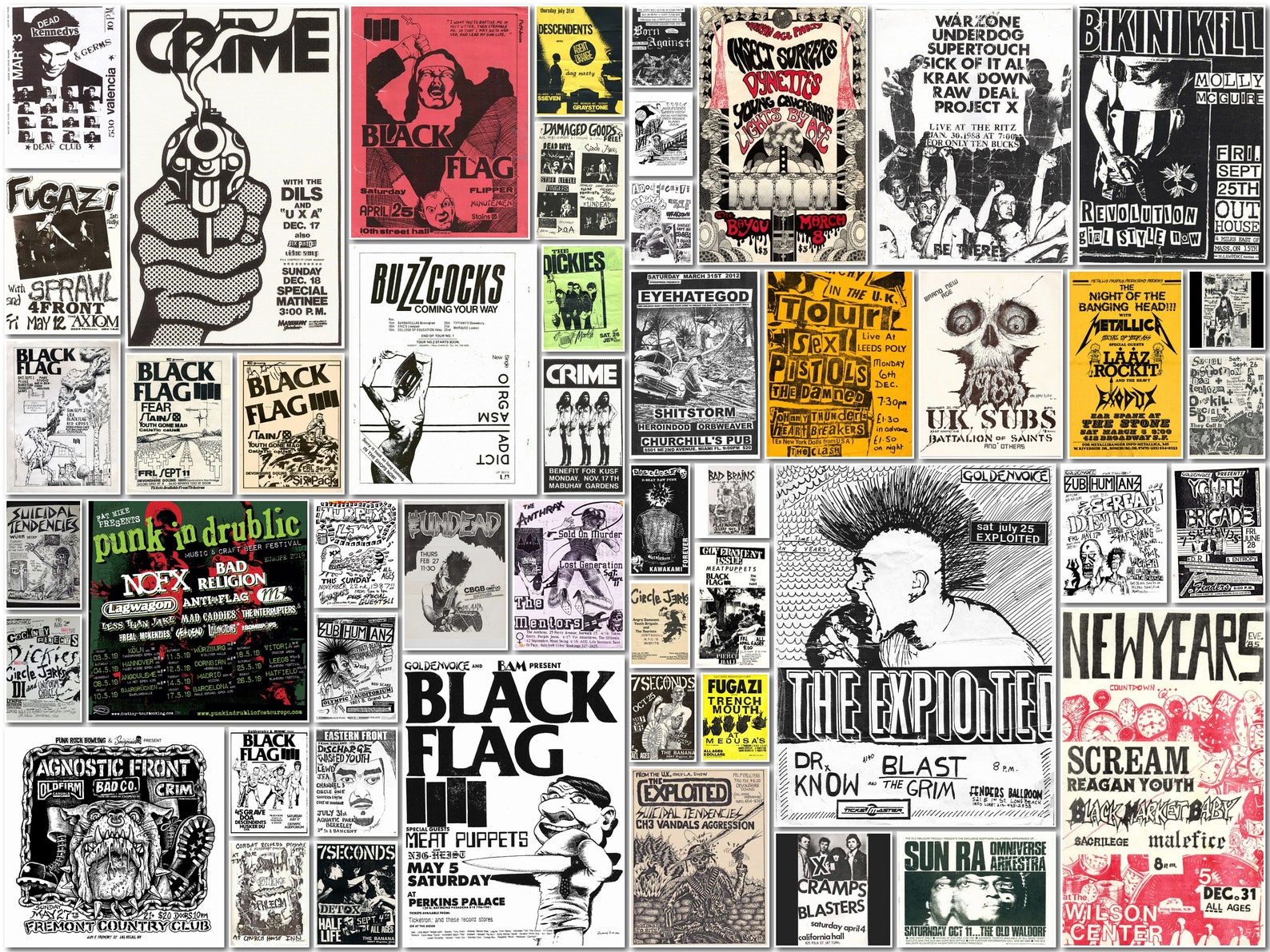 Crust Punk, Punk Posters, Hardcore Punk, Post Punk, Punk Wall Art, Punk ...
