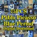 Picasso Blue Period, Picasso Sketch Print, Pablo Picasso Poster ...