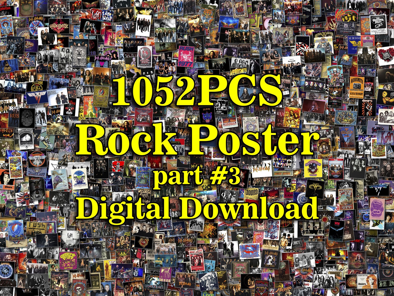 Vintage Band Poster, Classic Rock Posters, Band Posters Vintage, 30 ...