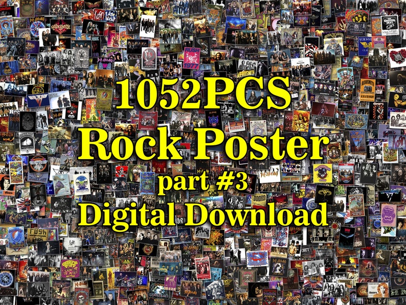 Vintage Band Poster, Classic Rock Posters, Band Posters Vintage, 30 ...