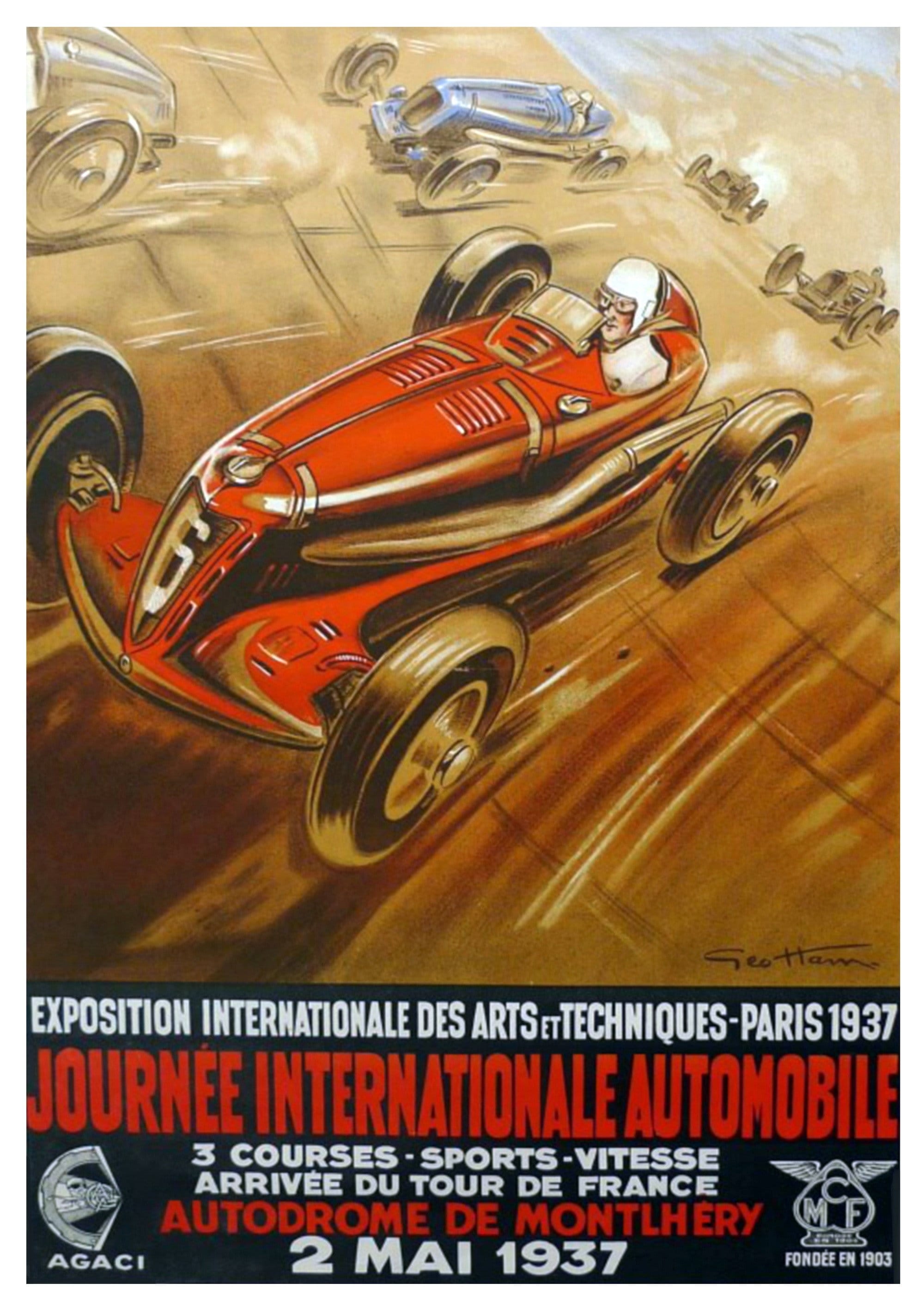 Vintage Race Poster, Marlboro F1 Poster, Race Car Poster,monaco Grand ...