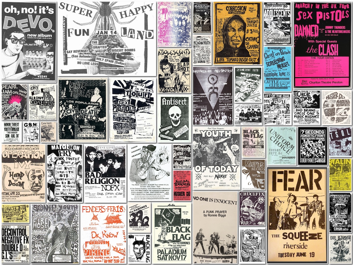 Crust Punk, Punk Posters, Hardcore Punk, Post Punk, Punk Wall Art, Punk ...