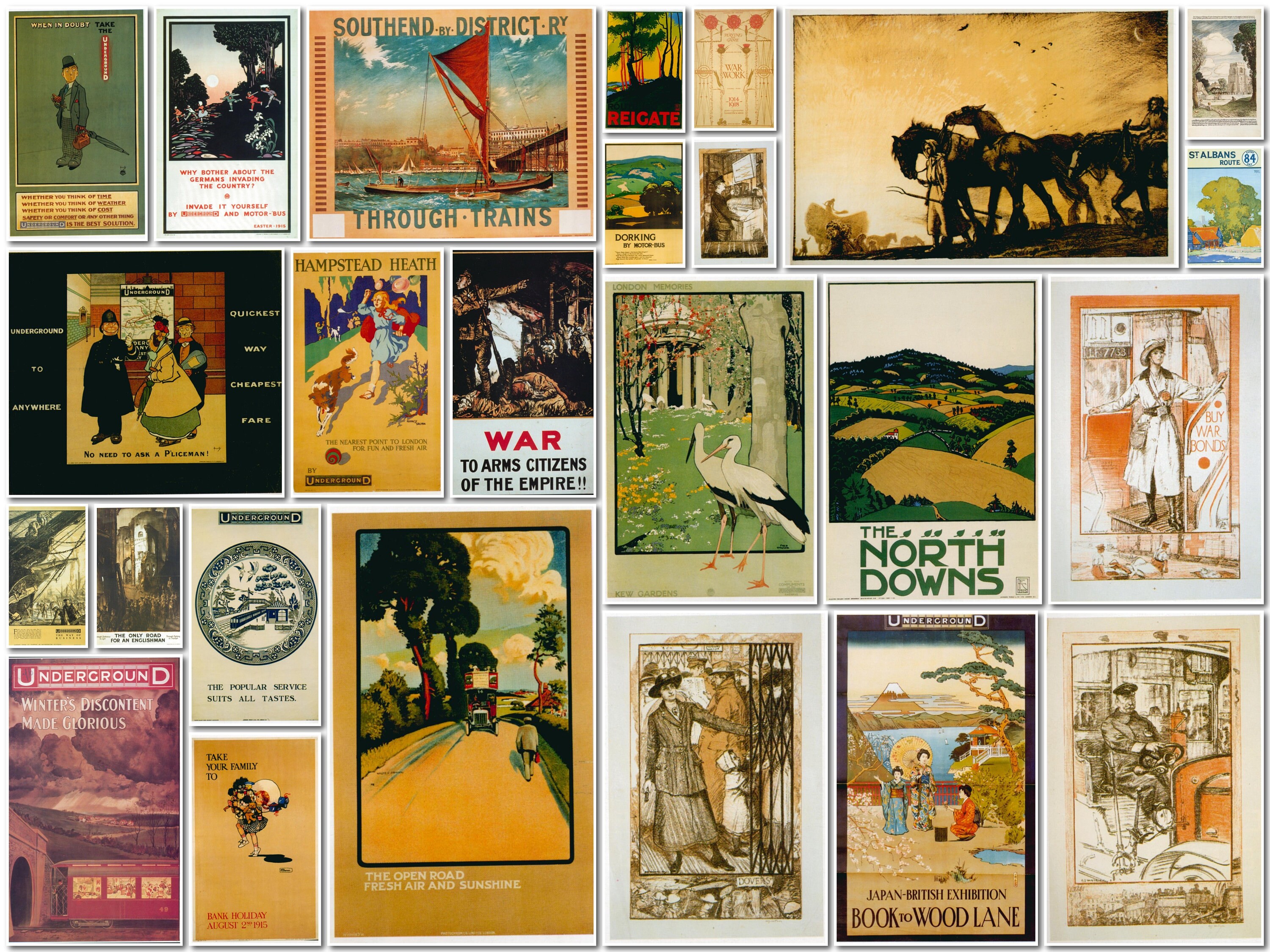 London Underground, London Underground Print, London Underground Poster ...