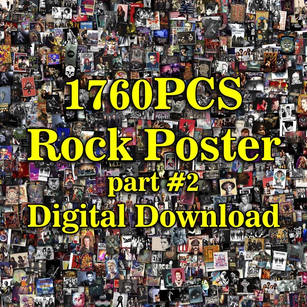 Rock Band Posters - Etsy