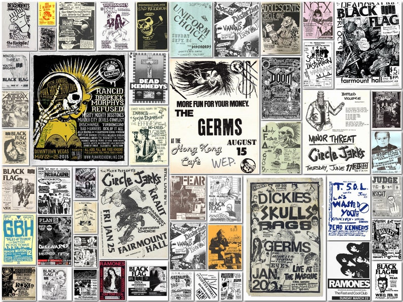 Crust Punk, Punk Posters, Hardcore Punk, Post Punk, Punk Wall Art, Punk ...