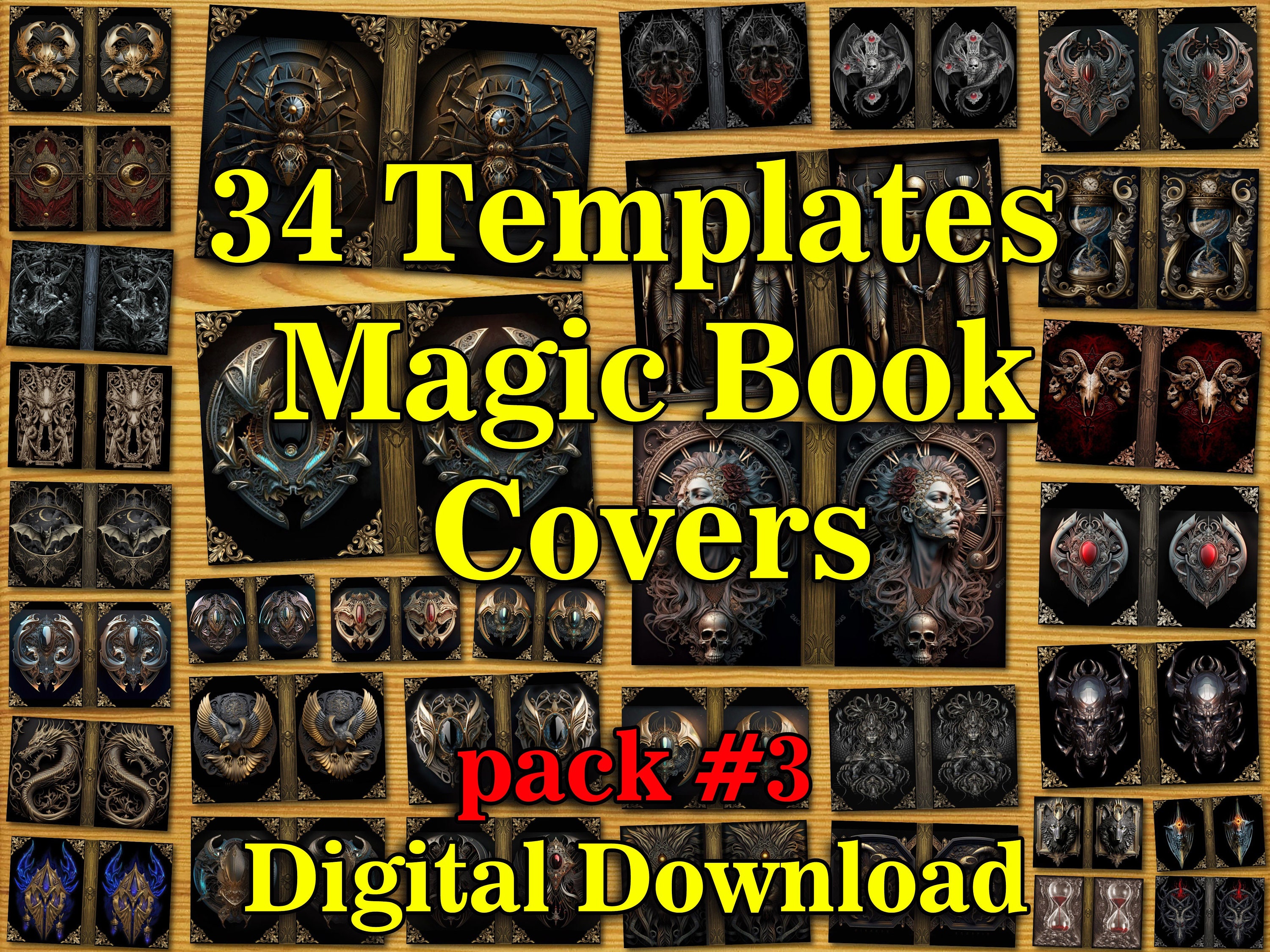 Ancient Magic, Black Book Cover, Magic Journal, Dark Magick, Witch Book ...