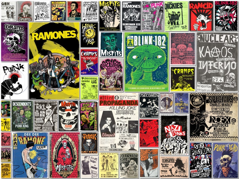 Punk Posters, Punk Poster, 80s Punk, Crust Punk, Punk Wall Art, Punk ...