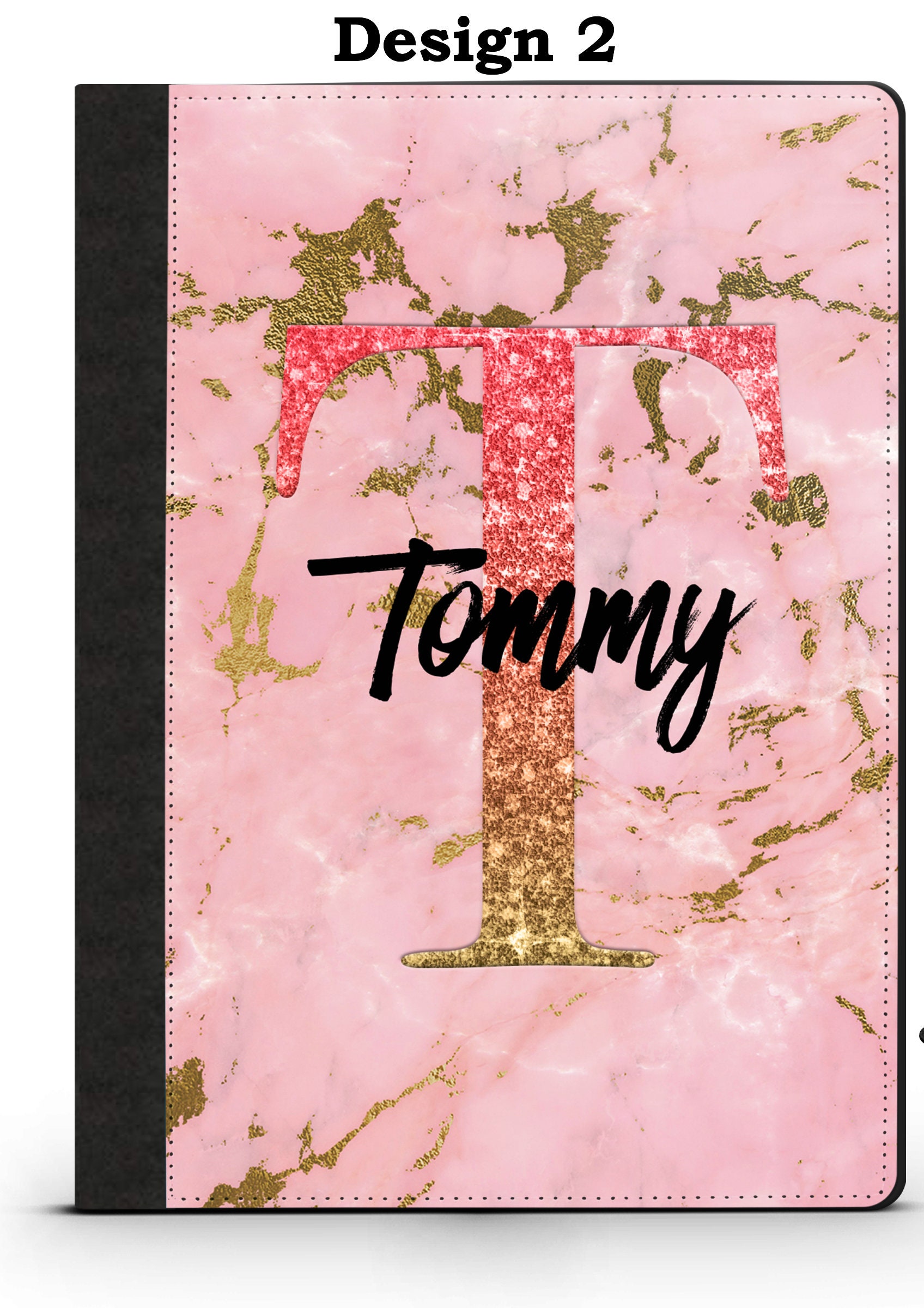 Personalised/Custom iPad Case Leather Flip Cover for Apple | Etsy