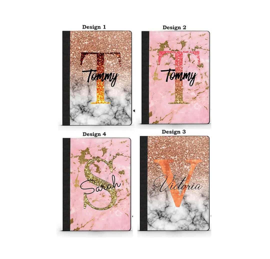 Personalised/custom iPad Case Leather Flip Cover for Apple iPad Any ...