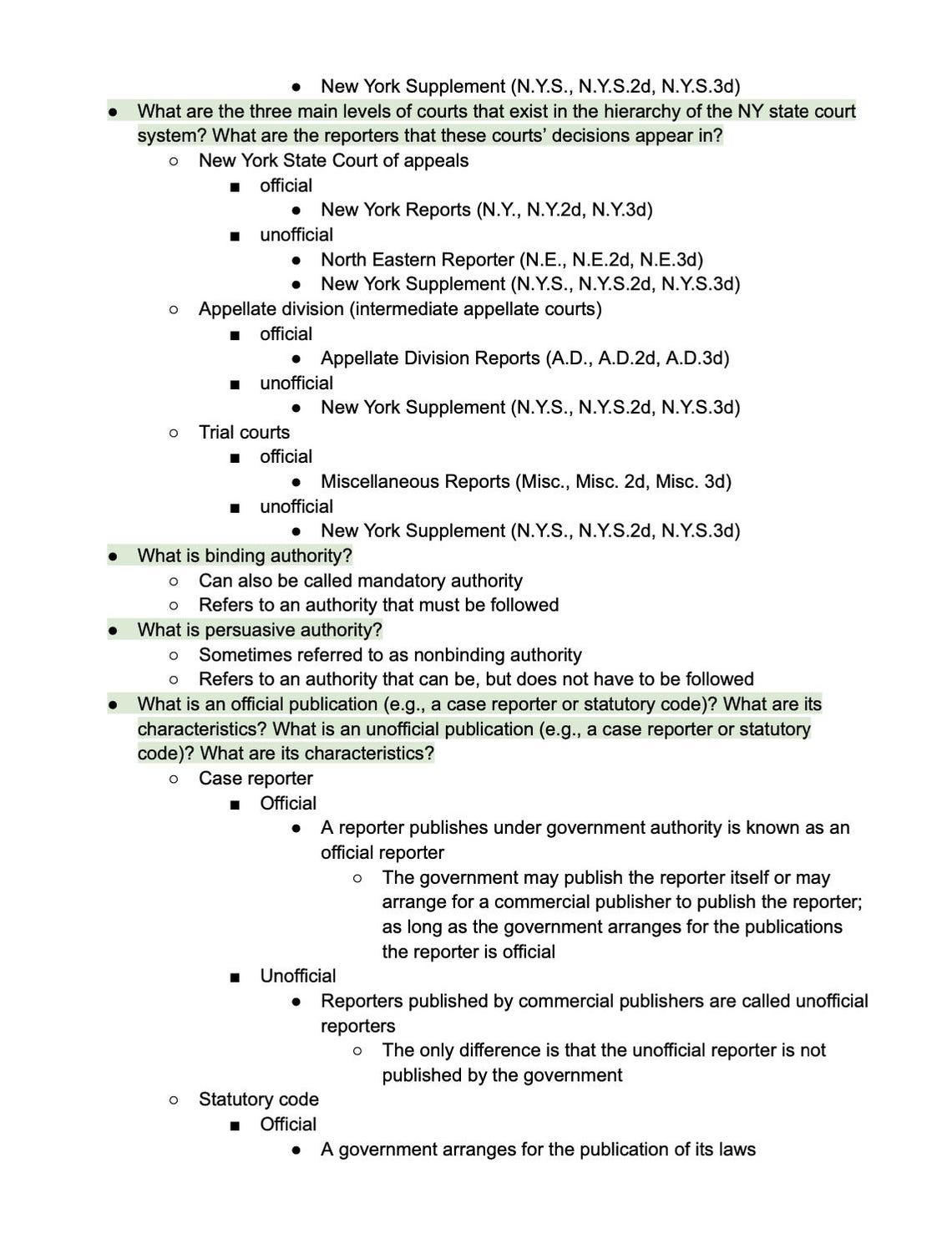 Legal Writing Outline for Law Students | IRAC, CREAC, and Case Briefing ...