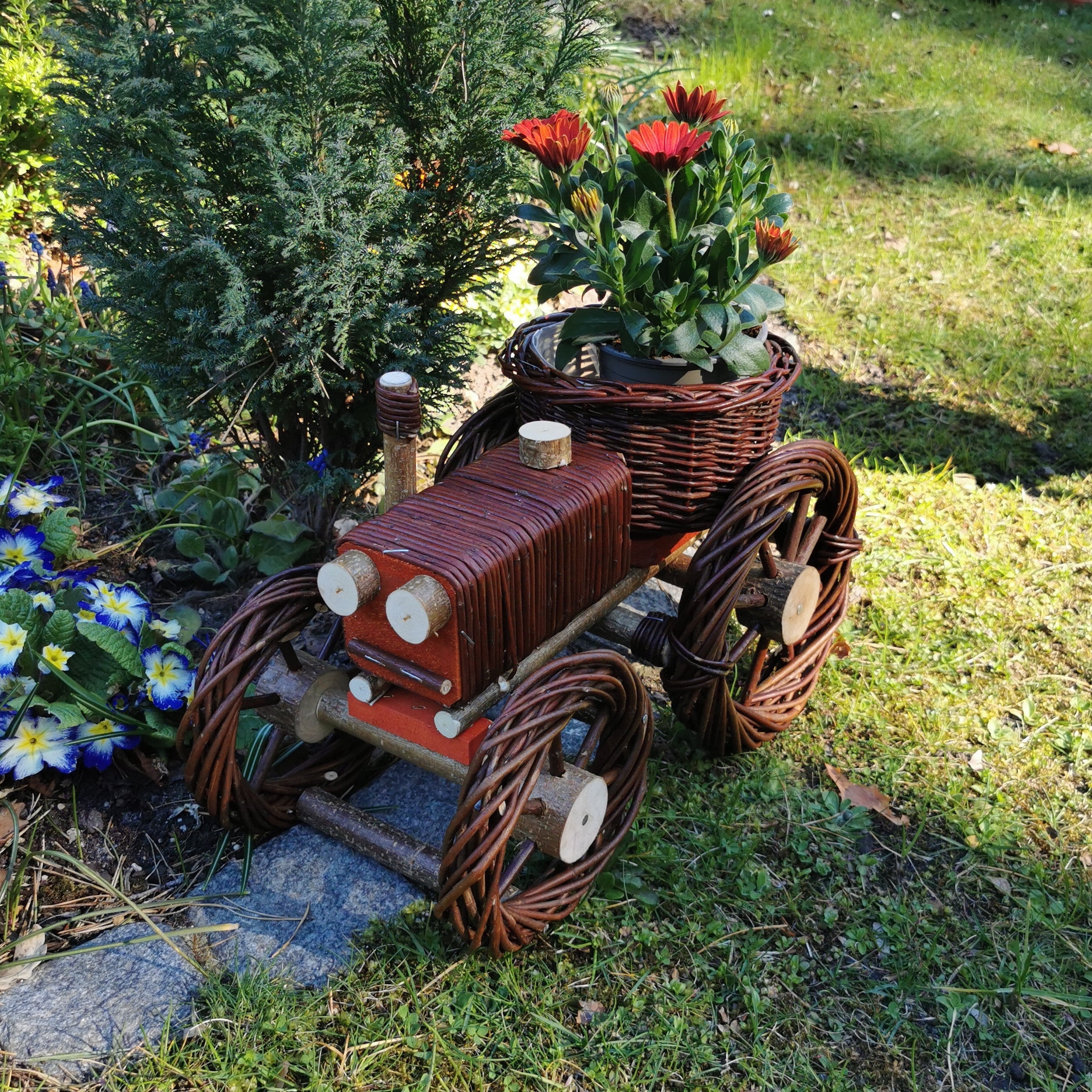 Porta Flores Para Plantas De Tractor Plantas Aromáticas En Mi