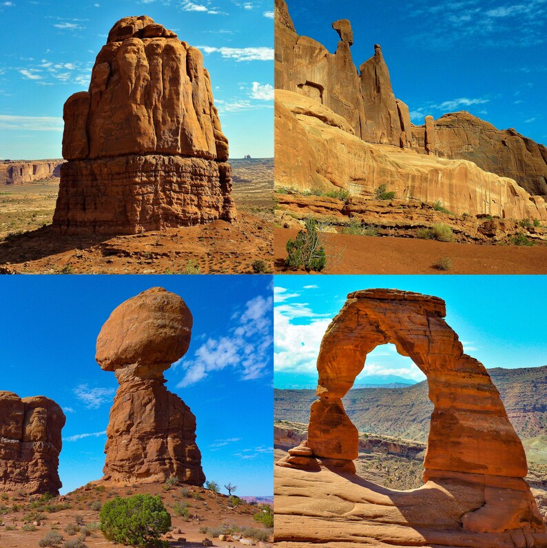 Arches National Park Collage - Etsy