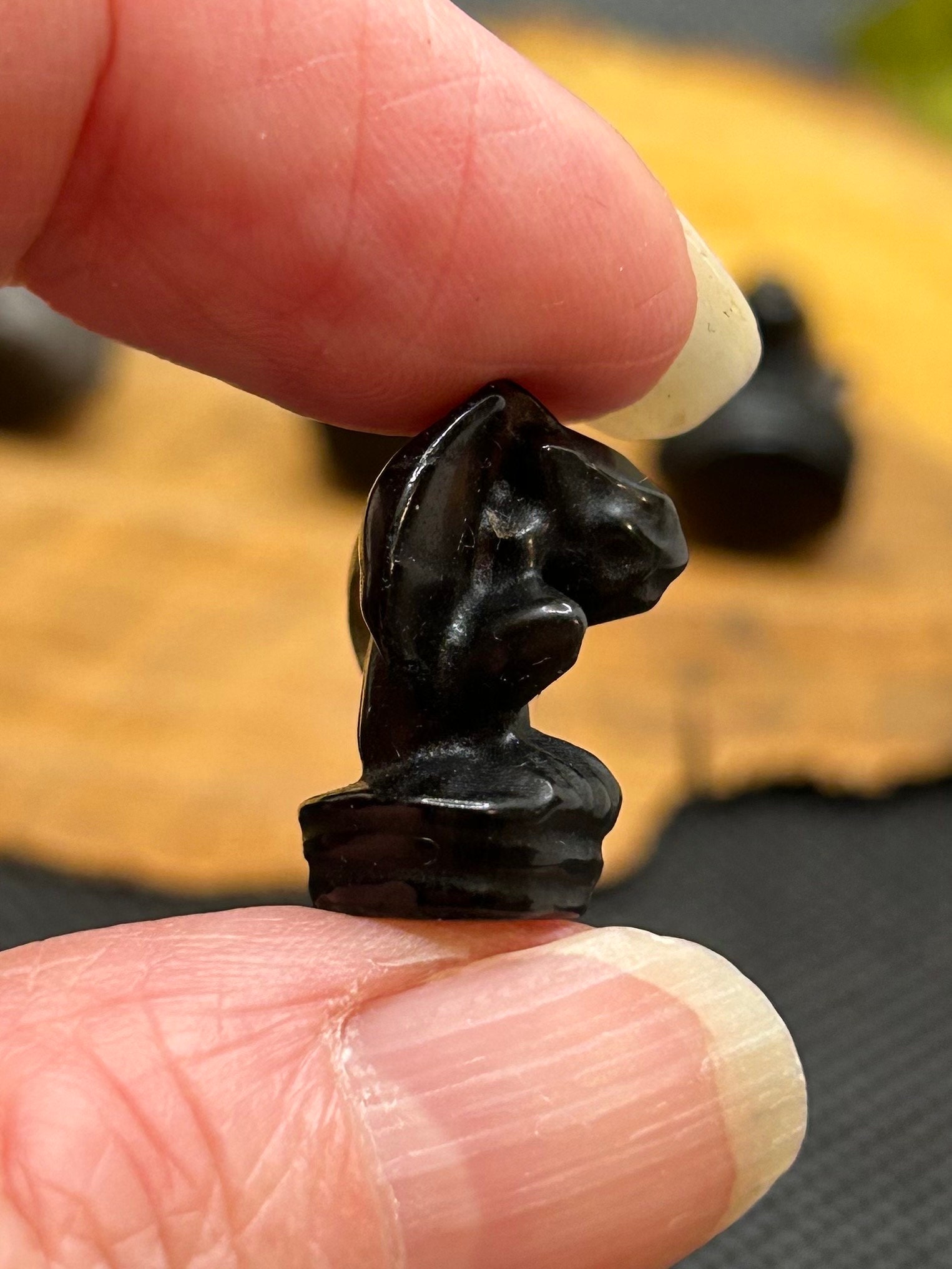 Ice Obsidian Gargoyle Crystal Mini Carving Crystals Stone Carvings ...