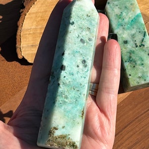 Phoenix Stone Crystal Tower Blue Green White Crystals Towers Compassion ...