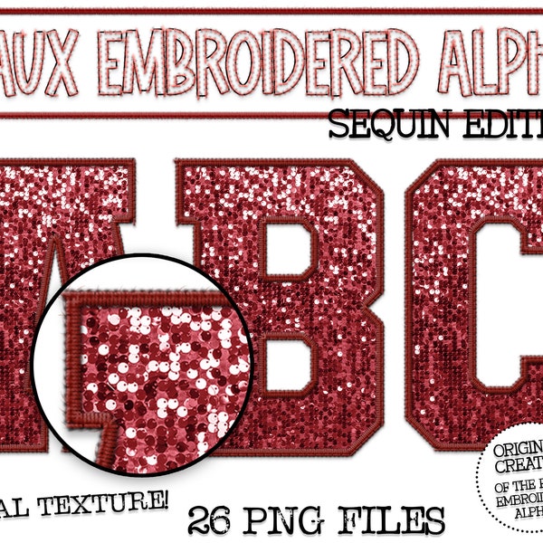 Sequin Embroidered - Etsy