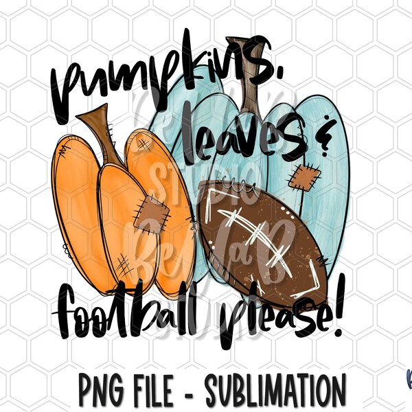 Autumn Leaves and Football Please - Etsy