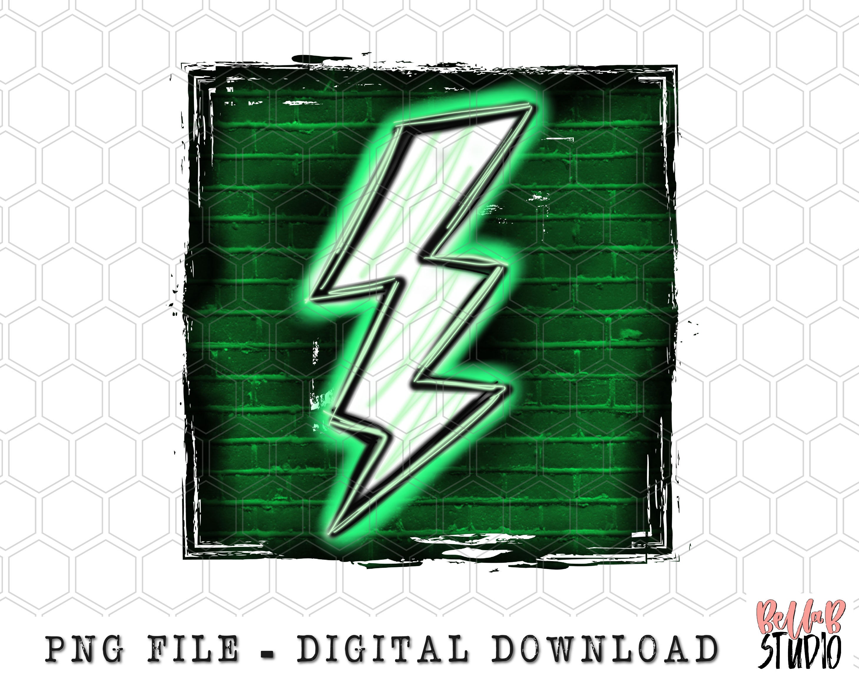 Neon Green Lightning