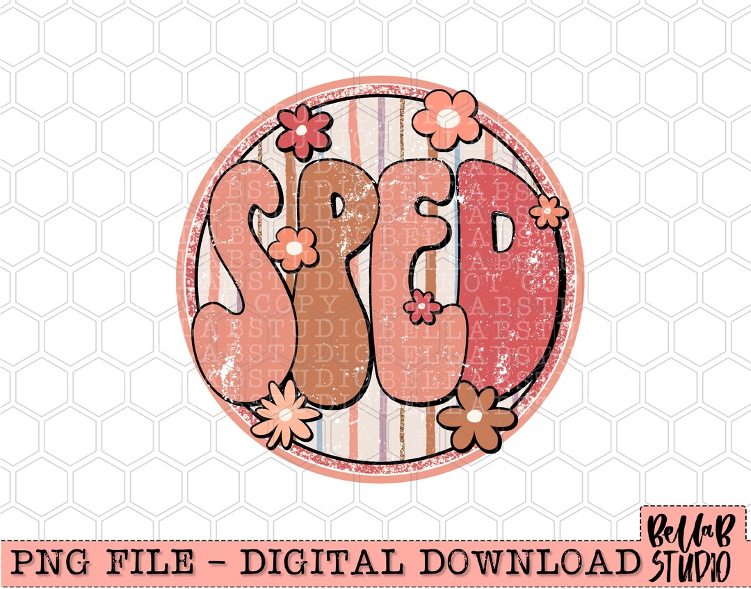 Retro Boho SPED PNG Sublimation Design, Girls School, Daisies, Cute ...