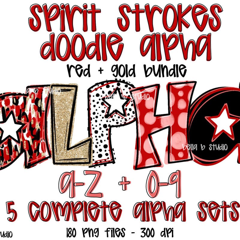 Doodle Alpha - Etsy