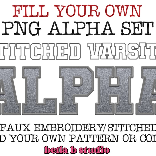 Digital Alphabet - Etsy