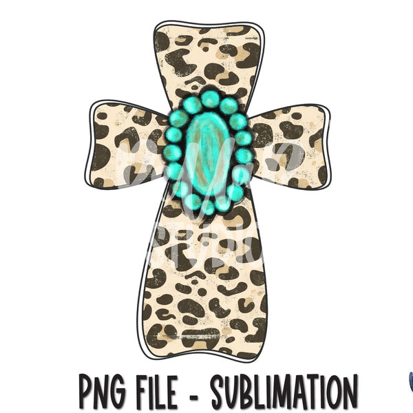 Turquoise Cross - Etsy