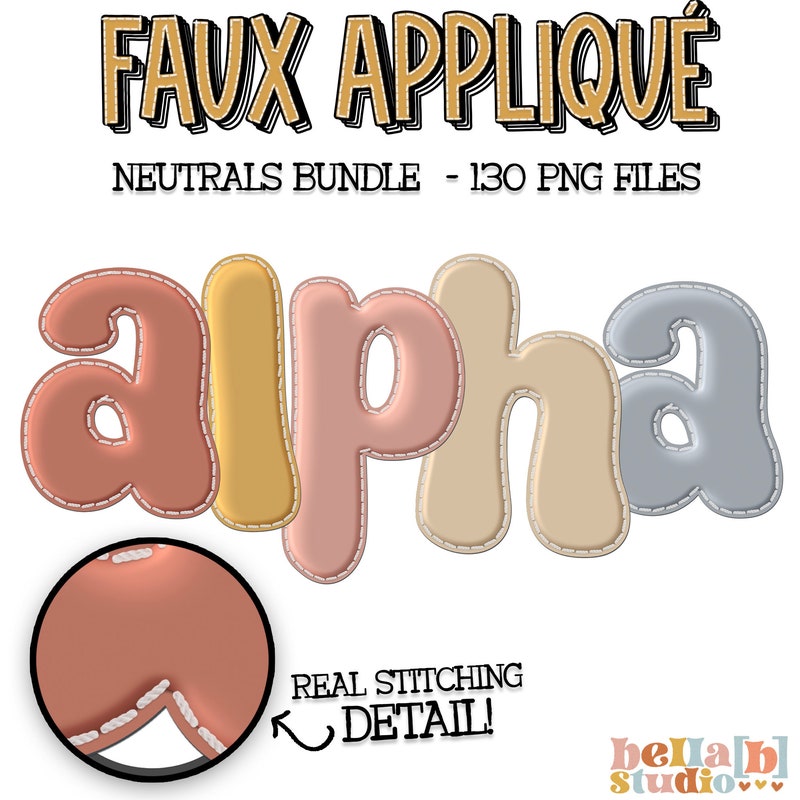 Faux Applique Png - Etsy