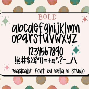 Basically Font, Basic Cute Font, Hand Drawn, Handwritten Font, Cute ...