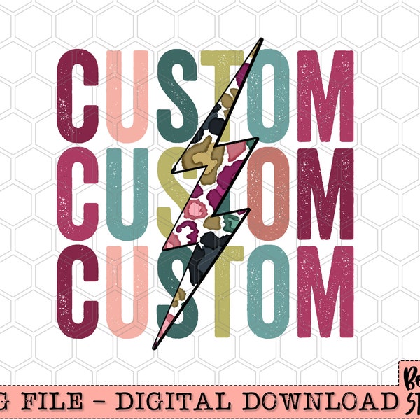 Lightning Bolt Letters - Etsy