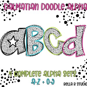 Dalmatian Spots Doodle Alpha, Spotty Alpha PNG, Dotted Alpha, Alpha ...