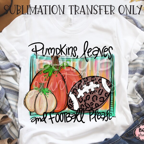 Autumn Leaves and Football Please - Etsy