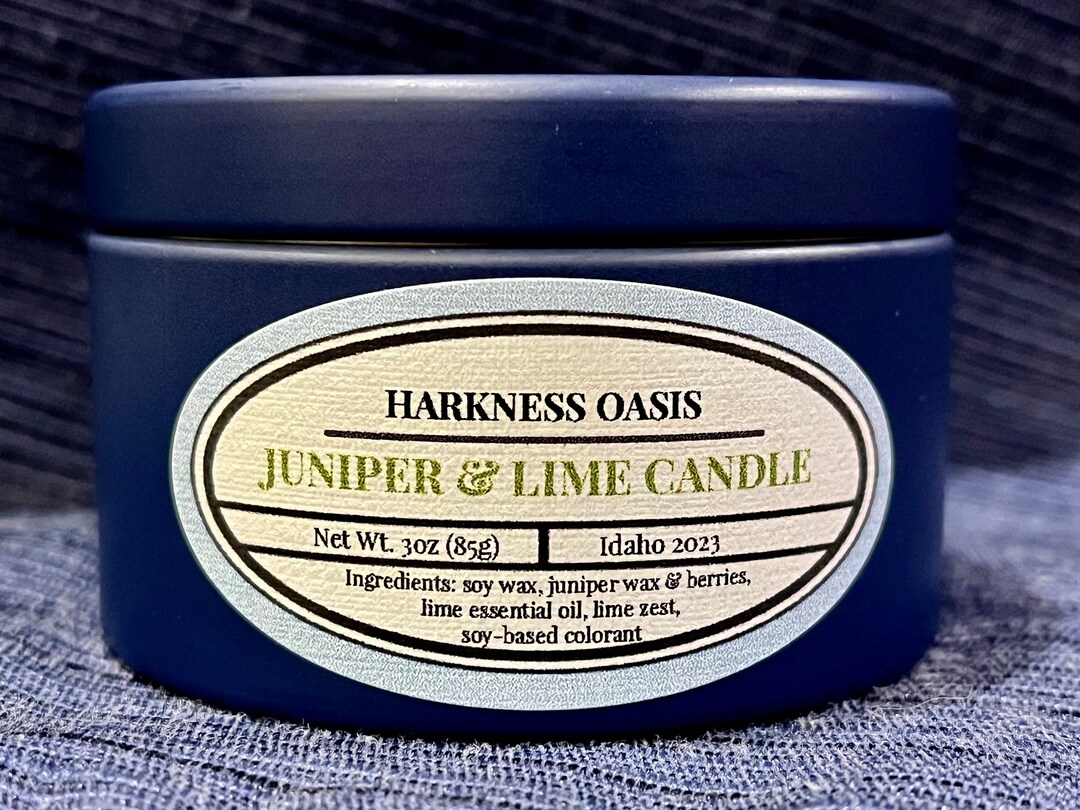 CLEARANCE Juniper Lime Botanical 3oz Candle Handcrafted From Hand ...