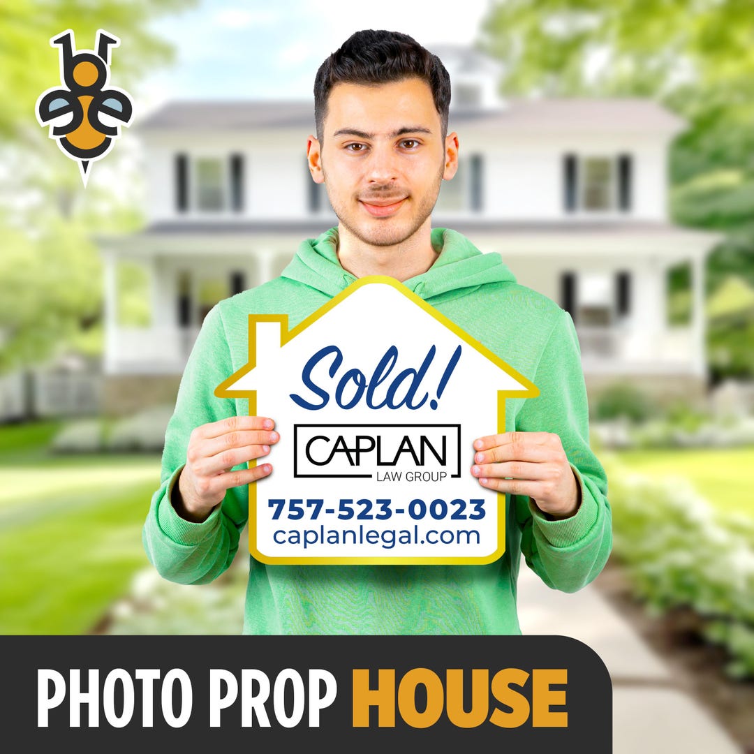 Custom Real Estate Photo Prop: Congrats Sold House Realtor Cutout - Etsy
