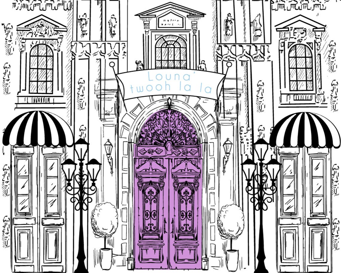 Custom Digital French Bakery Backdrop Design - Etsy