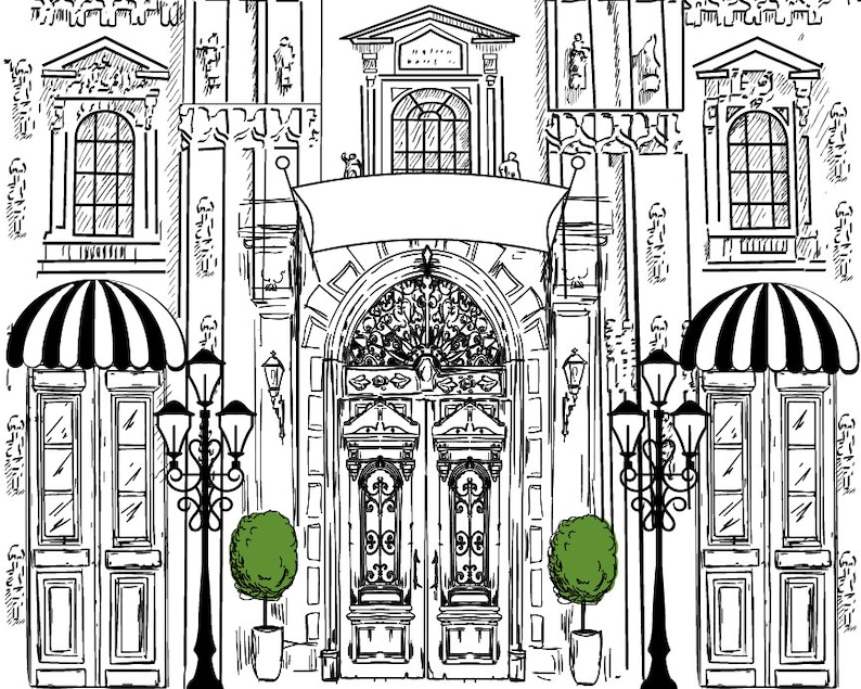 Custom Digital French Bakery Backdrop Design - Etsy