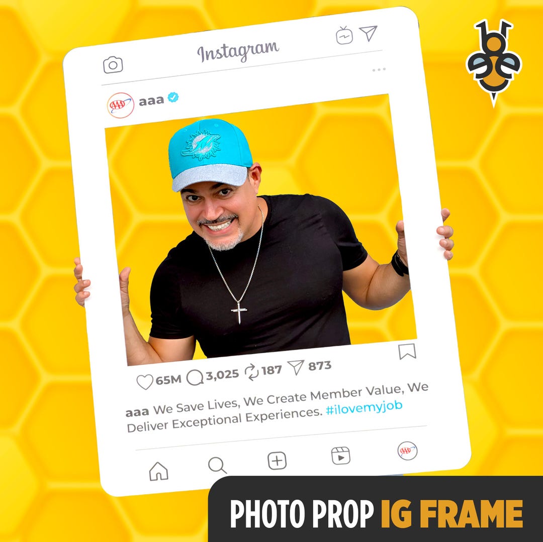 Custom Instagram Frame: Social Media Party Photo Booth Prop (30" X 40 ...