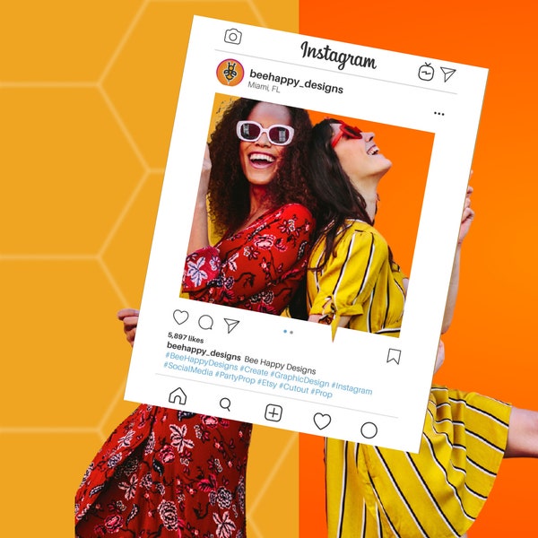 Instagram Photo Frame Prop - Etsy