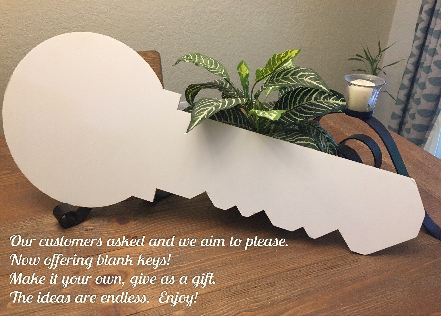 BLANK Key Original Giant Key Decoration Photo Prop | Etsy