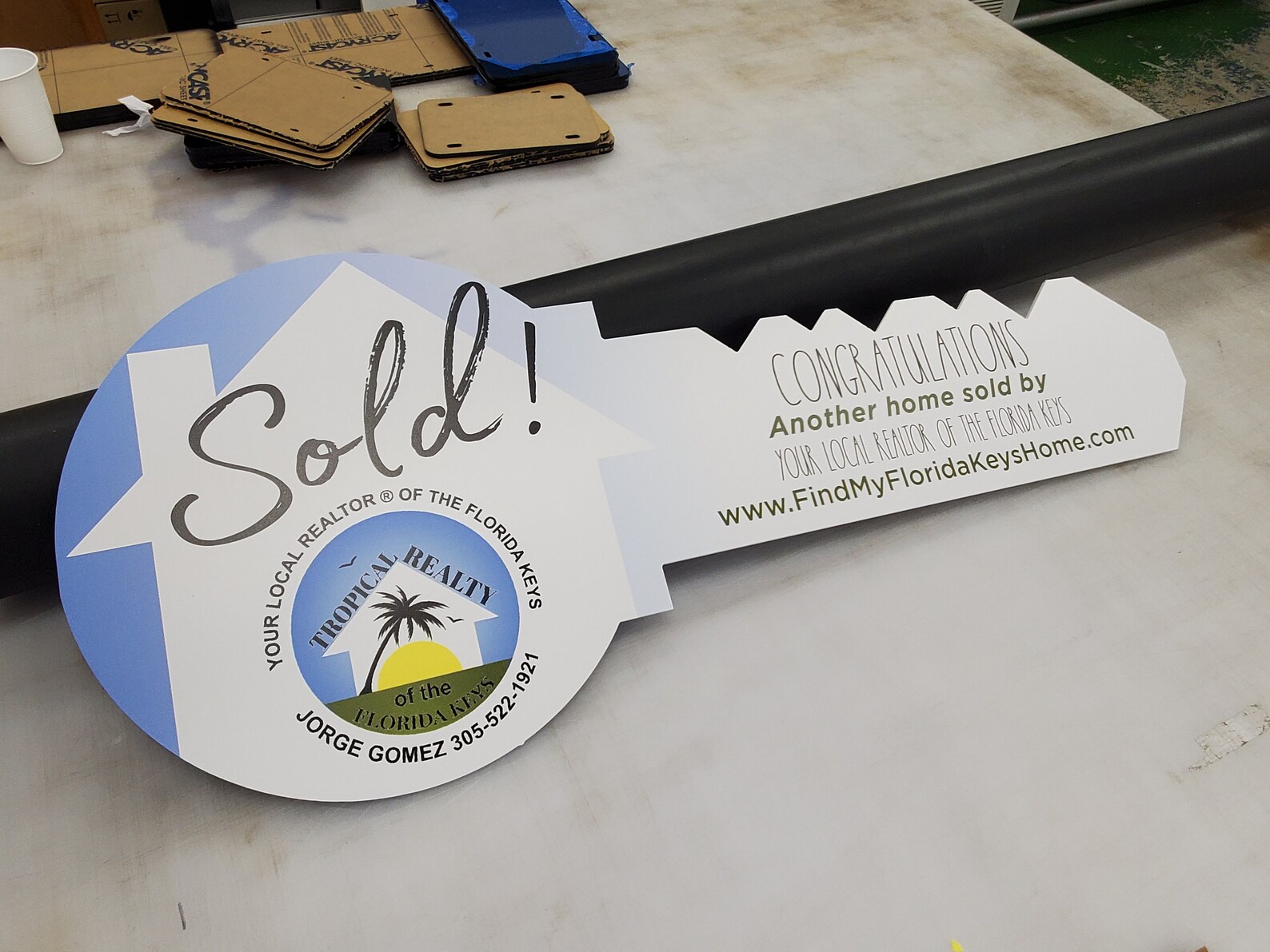 Our Original Custom Cutout Giant Key Real Estate Photo Prop - Etsy