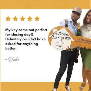 Glitter Just Sold Key Photo Prop: Custom Realtor Gift, PVC - Etsy