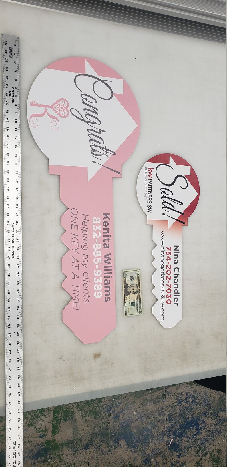 Our Original Custom Cutout Giant Key Real Estate Photo Prop | Etsy