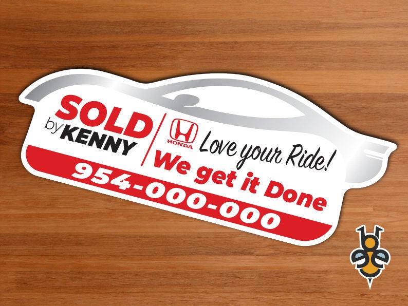 Car Sold Sign for Dealerships | Social Media Photo Prop | Sales ...