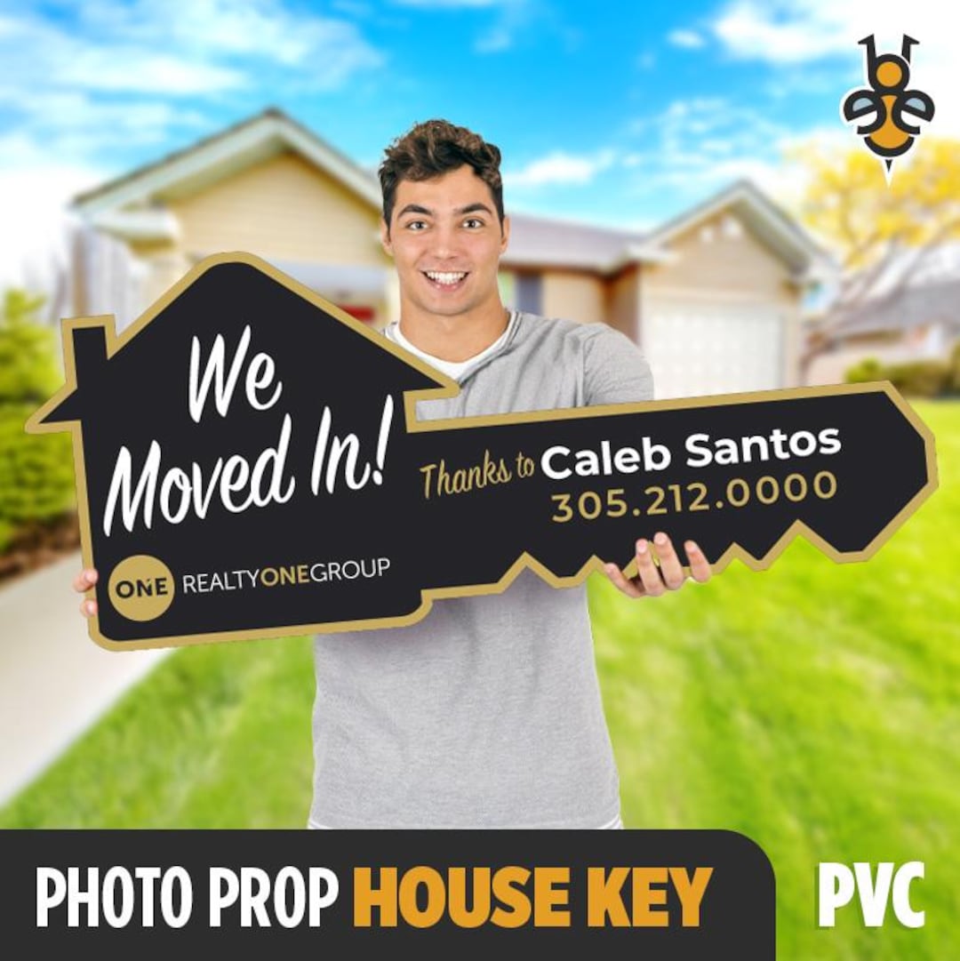 Recorte de llave de casa en PVC / Llaves / Felicitaciones / Agente ...