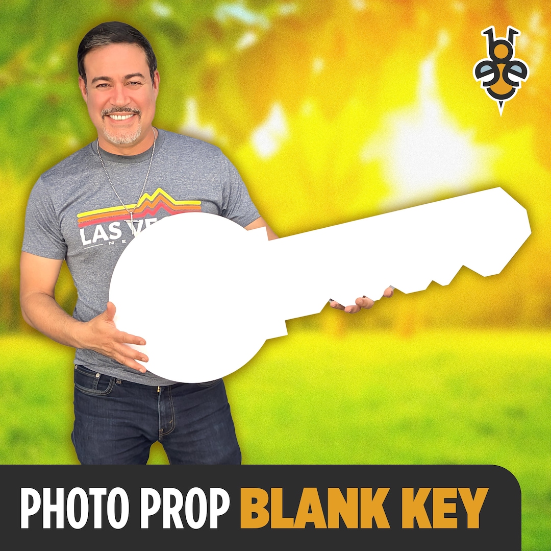 Giant Blank Key Prop: Realtor, Congrats, Marketing (36x15 Inch) - Etsy