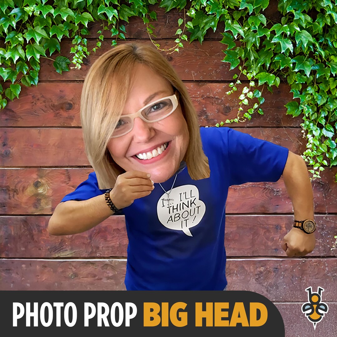 Custom Big Head Photo Prop: Birthday Party Face Cutout - Etsy