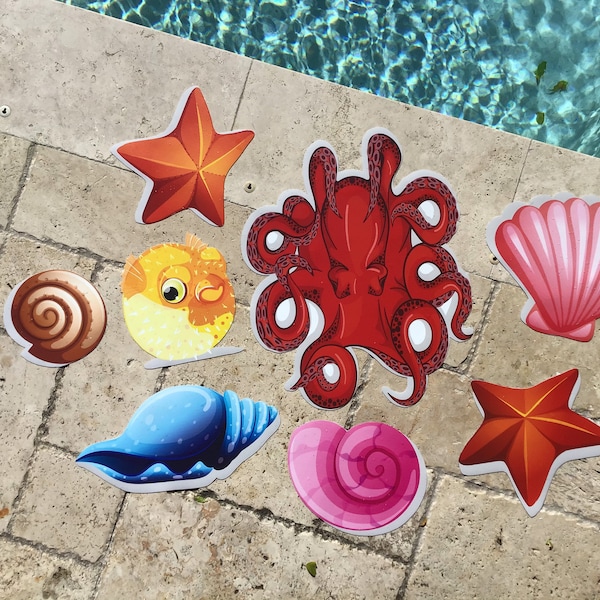 Underwater Pool Decals - Etsy