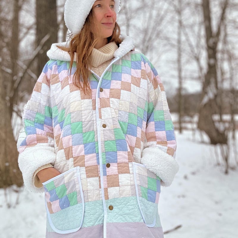 Patchwork Quilt Jacket - Etsy