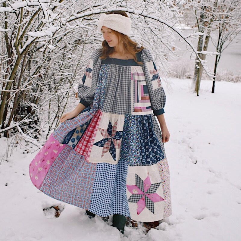 Patchwork Dress - Etsy