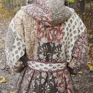 Brown Paisley Patchwork Quilt Duster Jacket - Etsy