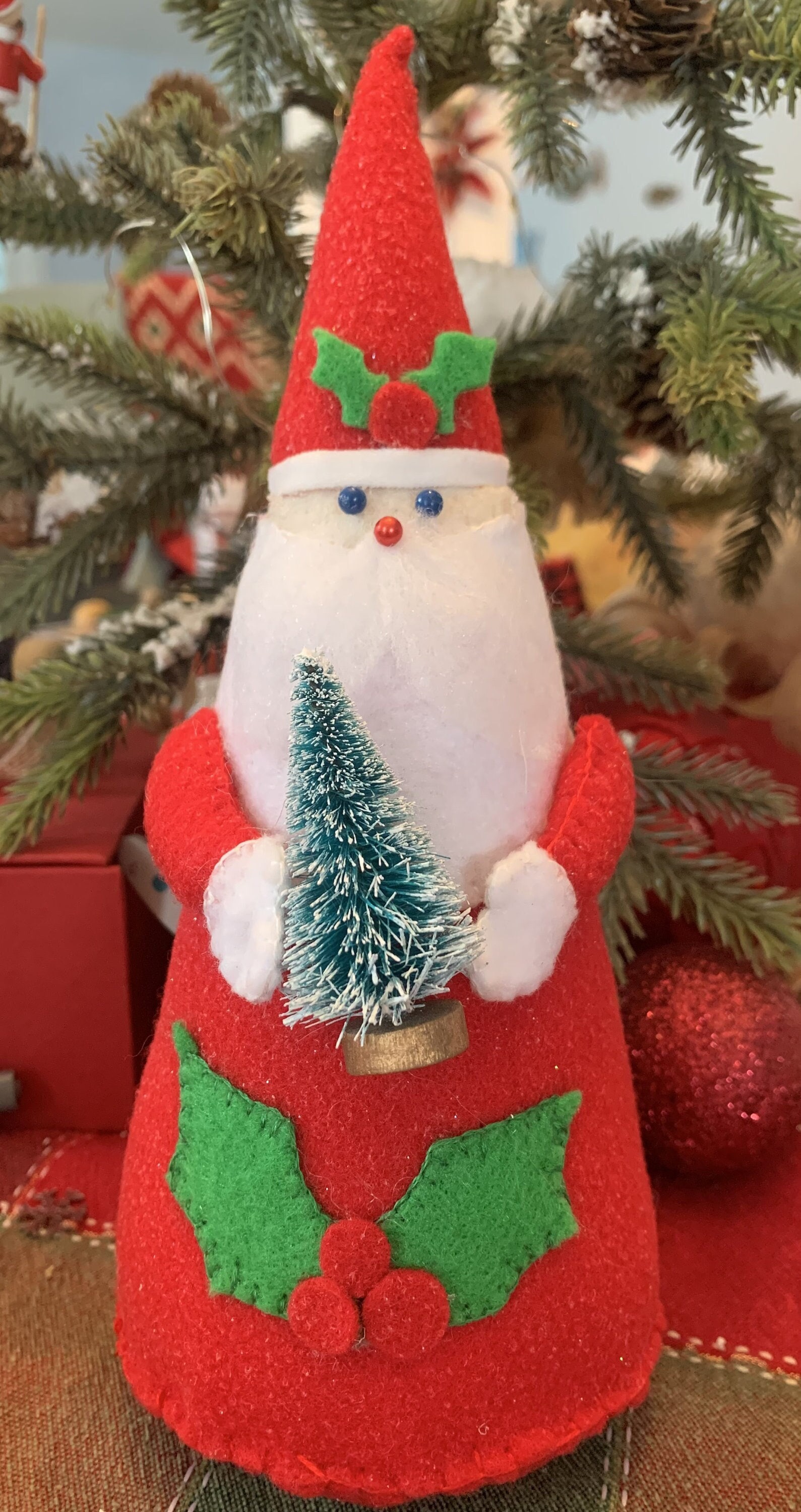 Festive Holiday Santa - Etsy