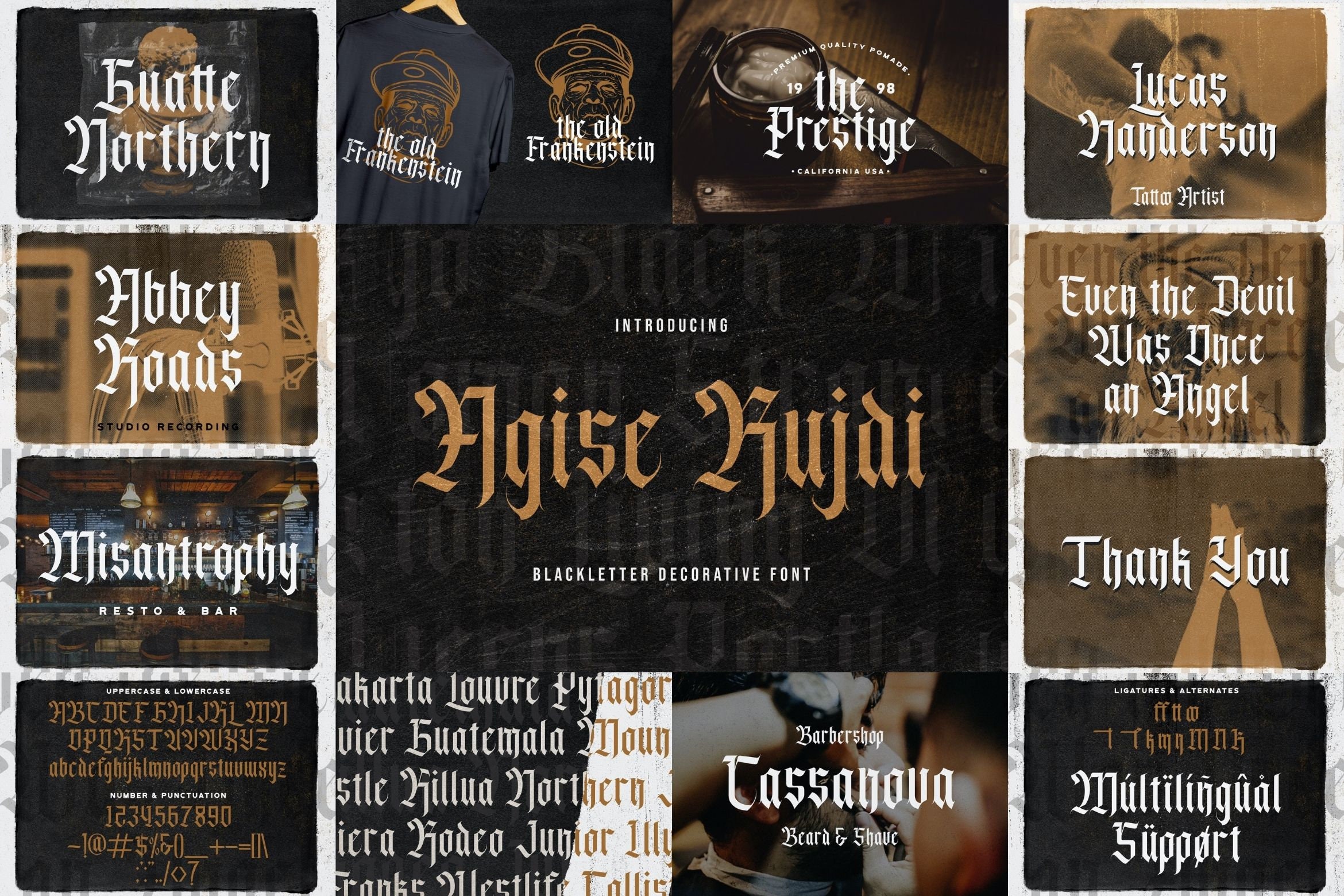 Gothic Font Bundle 1 Black Letter Font Medieval Font - Etsy